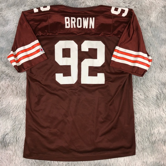 Champion | Shirts | Vtg Champion Nfl Cleveland Courtney Brown Jersey ...